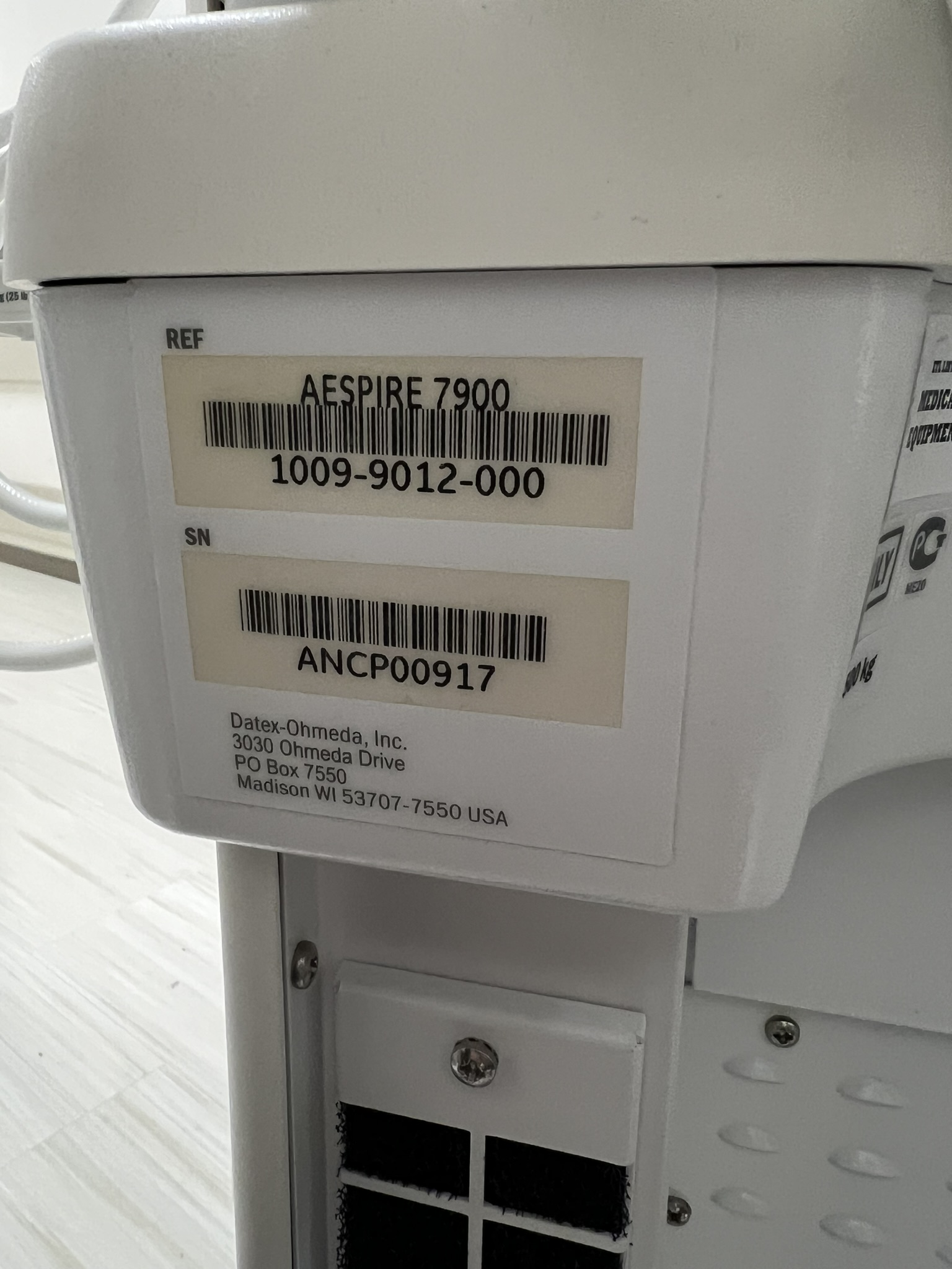 GE Aespire 7900 Anesthesia Machine - RevMed